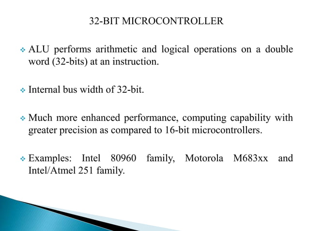 Microcontroller presentation | PPTX | Computing | Technology & Computing