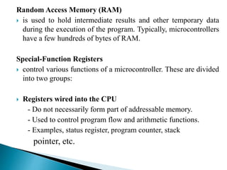 Microcontroller presentation | PPT