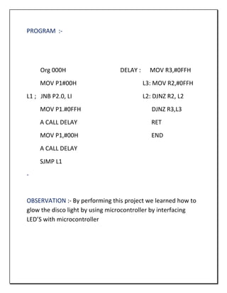 Microcontroller project111 | PDF