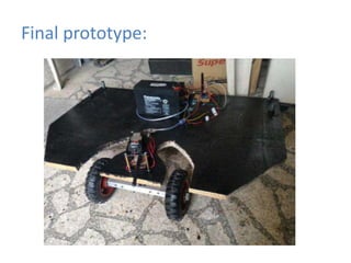 Microcontroller remote controlled airport luggage cart | PPTX