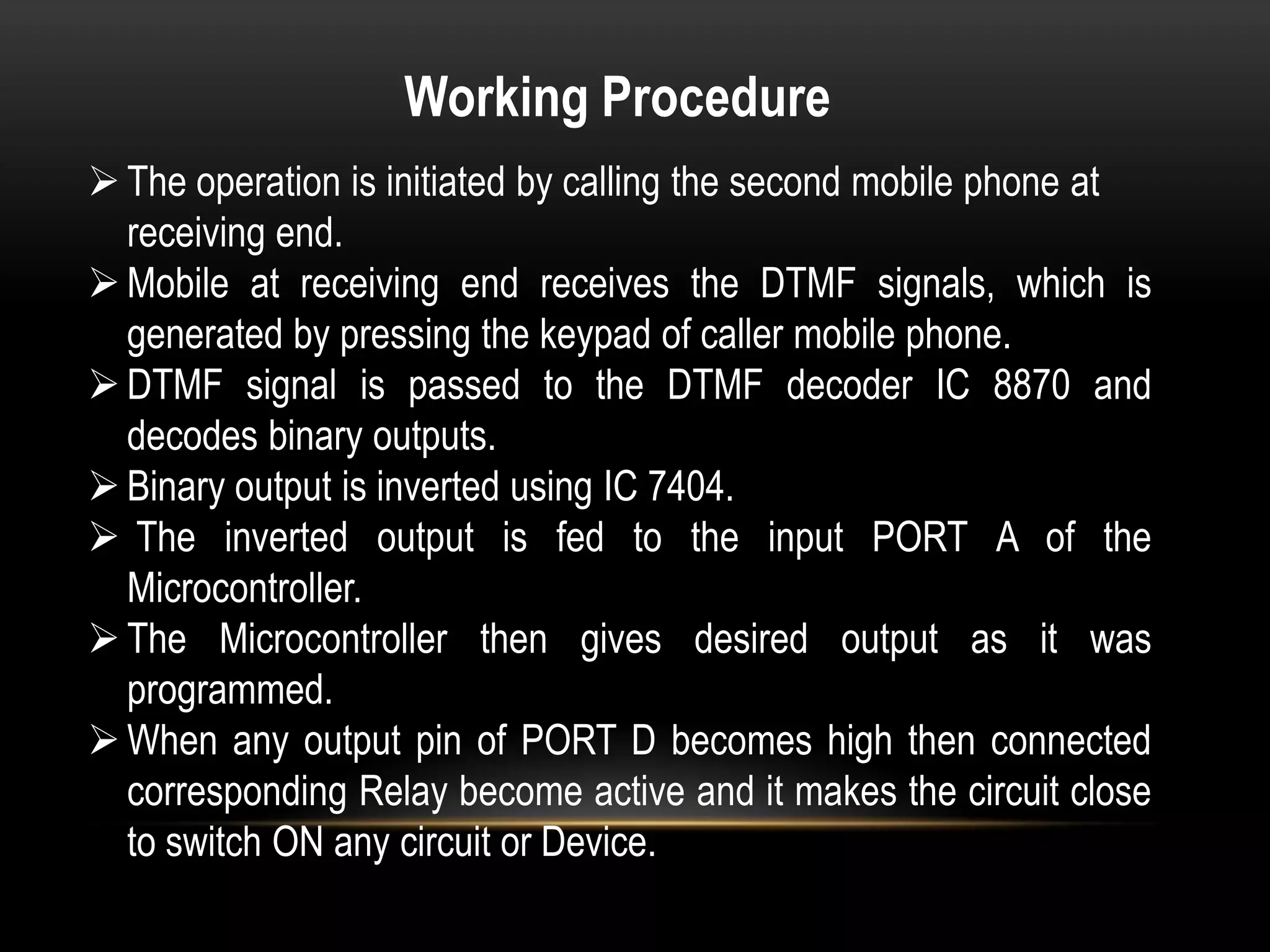Microcontroller remote controlling project | PPTX | Home Appliances ...