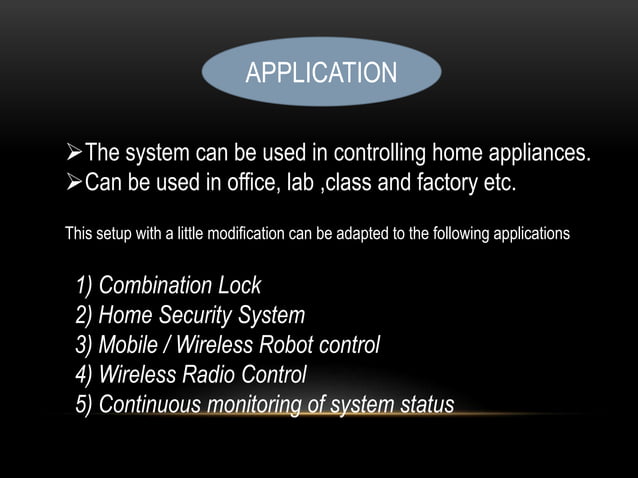 Microcontroller remote controlling project | PPTX | Home Appliances ...