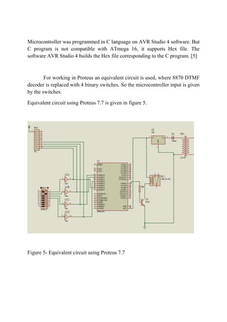 Microcontroller remote controlling project | DOCX