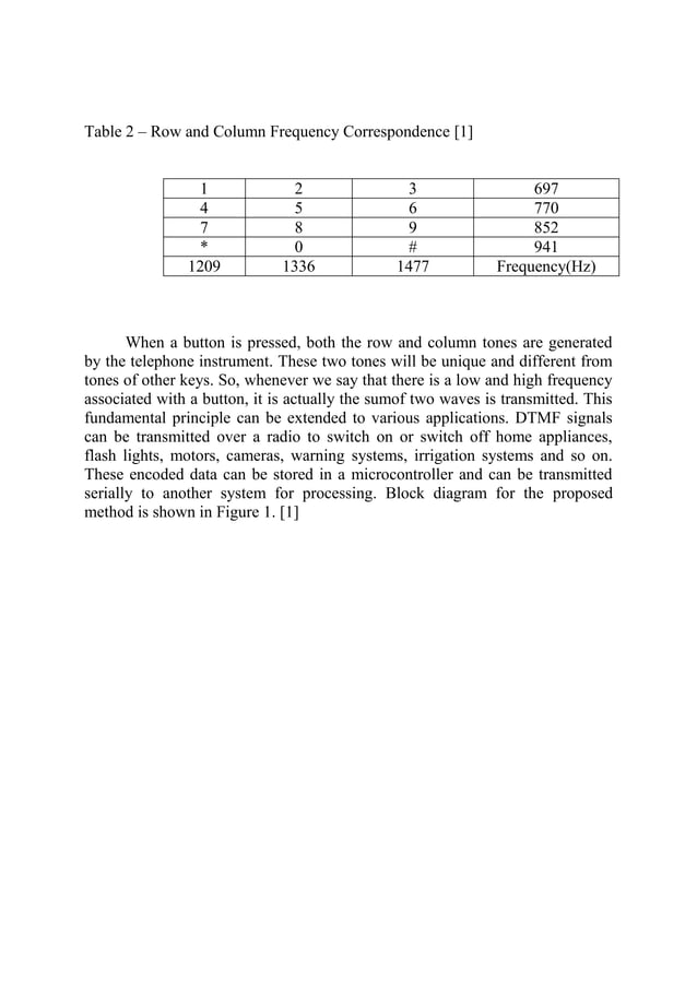Microcontroller remote controlling project | DOCX