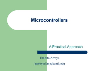 Microcontrollers | PPT