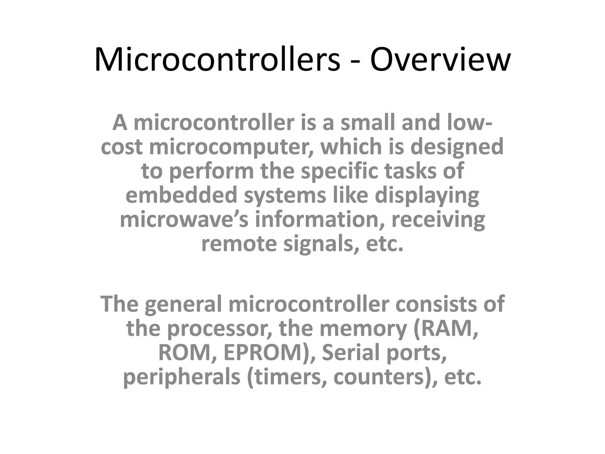Microcontrollers - Overview.pptx