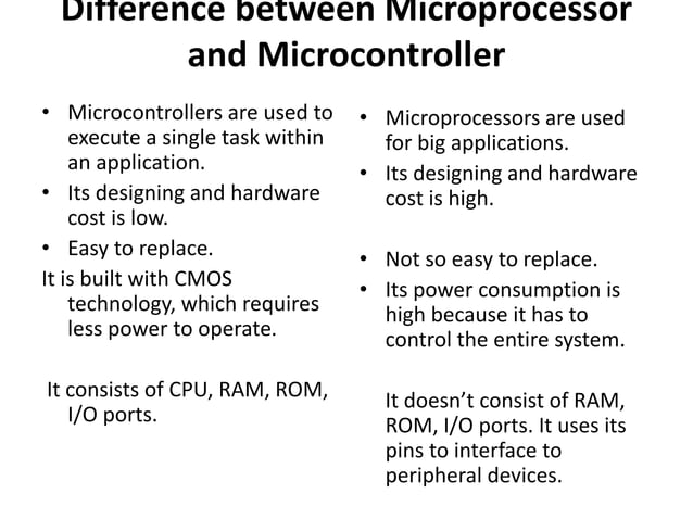 Microcontrollers - Overview.pptx