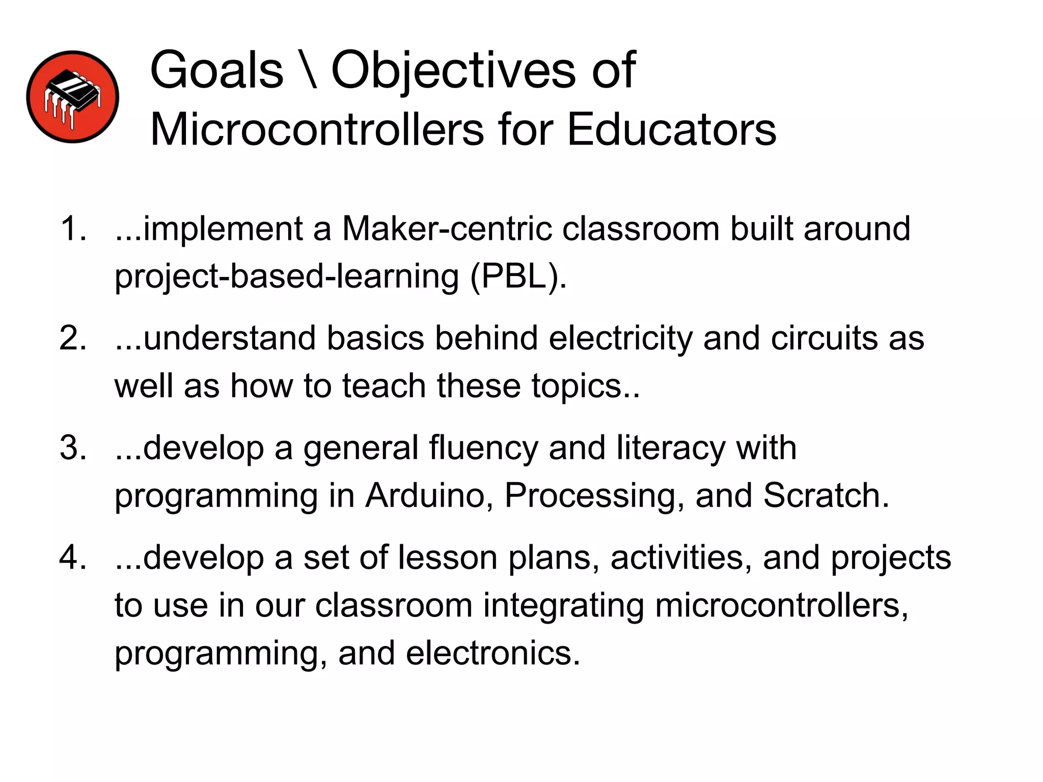 Strategies for Educators Using Microcontrollers in the Classroom | PDF