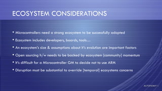 Microcontrollers disruption v9.0 | PPT