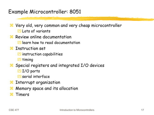introduction to Microcontrollers CT8.ppt introduction to Microcontrollers CT8.ppt