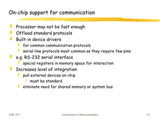 Microcontroller and it’s Application for Electronic Engineering | PPT