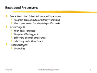 Microcontroller and it’s Application for Electronic Engineering | PPT