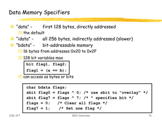 introduction to Microcontrollers 8051.ppt | Operating Systems | Computer Software and Applications