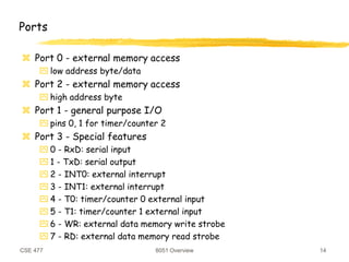 introduction to Microcontrollers 8051.ppt | Operating Systems | Computer Software and Applications