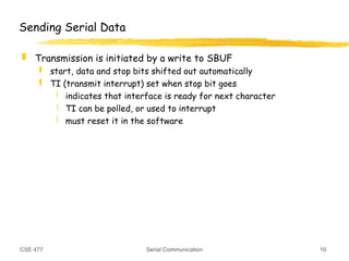 RS232 serial communicaiton protocol for embedded systems | PPT