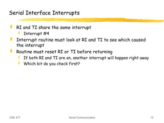 RS232 serial communicaiton protocol for embedded systems | PPT