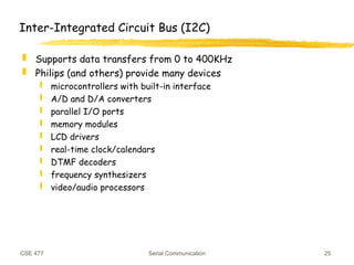RS232 serial communicaiton protocol for embedded systems | PPT