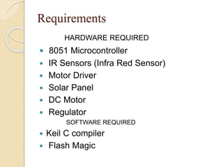 Microcontroller solar car | PPTX