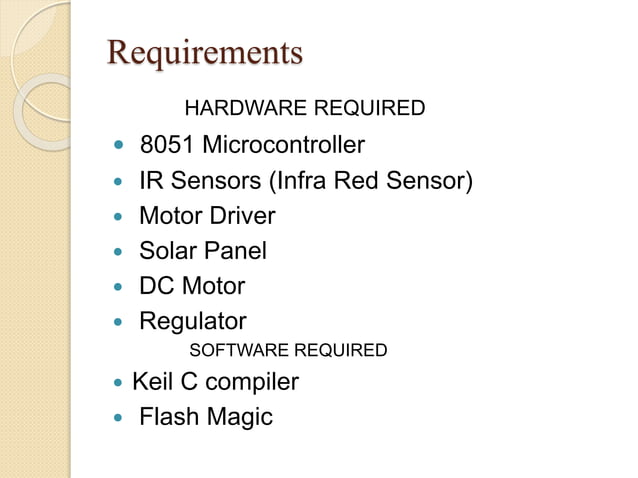 Microcontroller solar car | PPTX