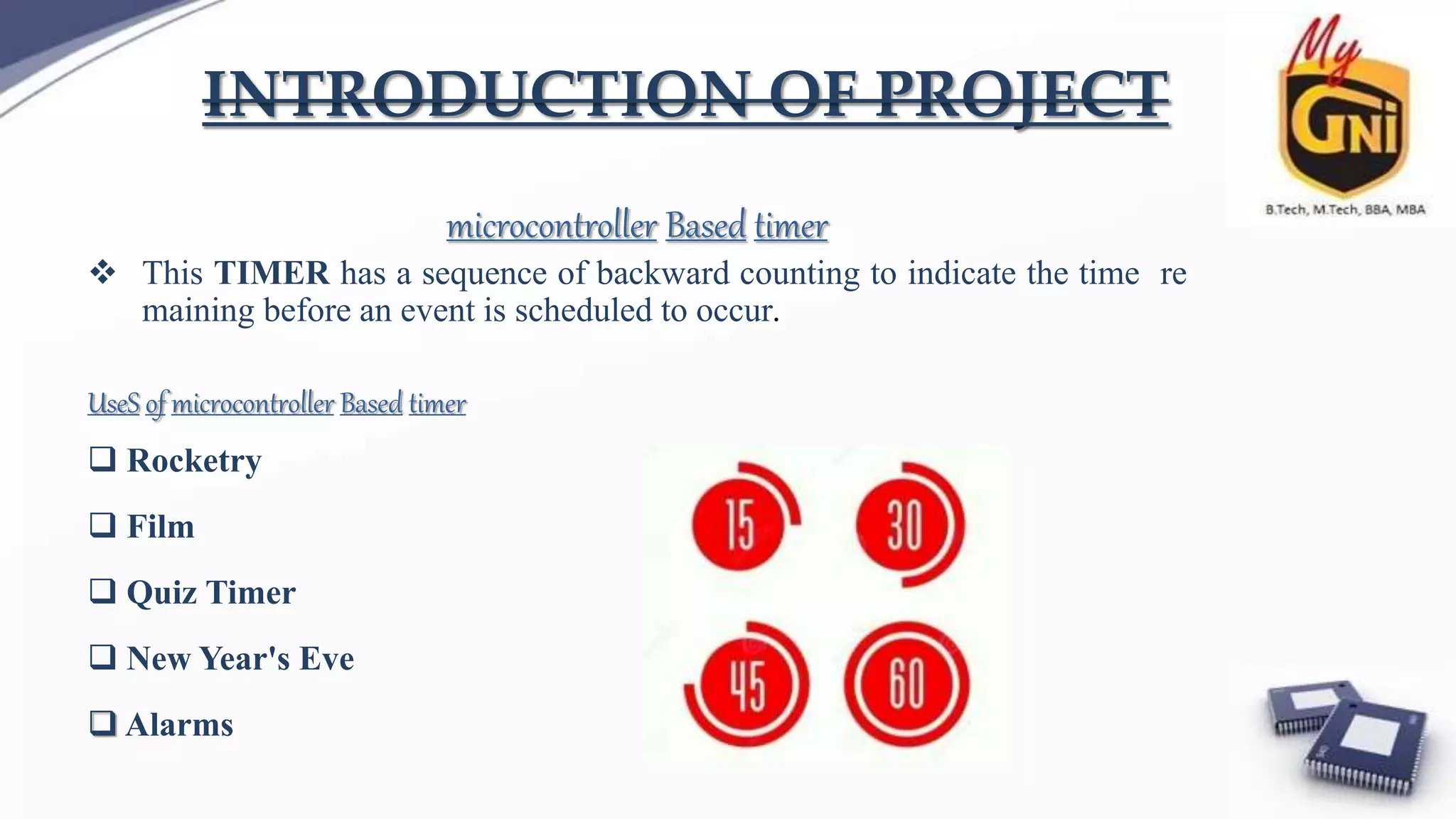 Microcontroller 8051 Timer 274 P Ppt