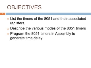 MICROCONTROLLER TIMERS.ppt | Programming Languages | Computing