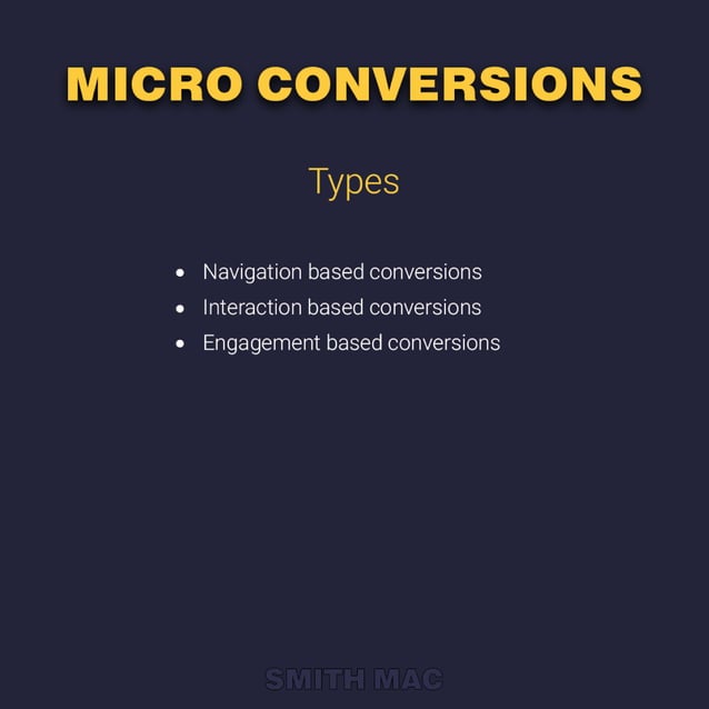 Micro conversions vs macro conversions | PPTX | Programming Languages ...