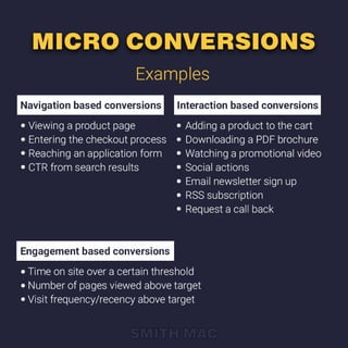 Micro conversions vs macro conversions | PPTX