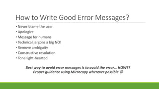 Microcopy - Tiny Words, Huge Impact! | PPT