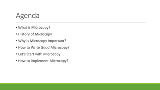 Microcopy - Tiny Words, Huge Impact! | PPT
