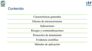 Microcorrientes: electroterapia | PPTX