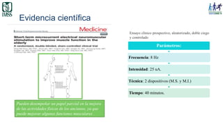 Microcorrientes: electroterapia | PPTX