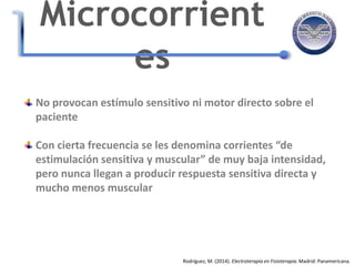 Microcorrientes y Trabert | PPTX