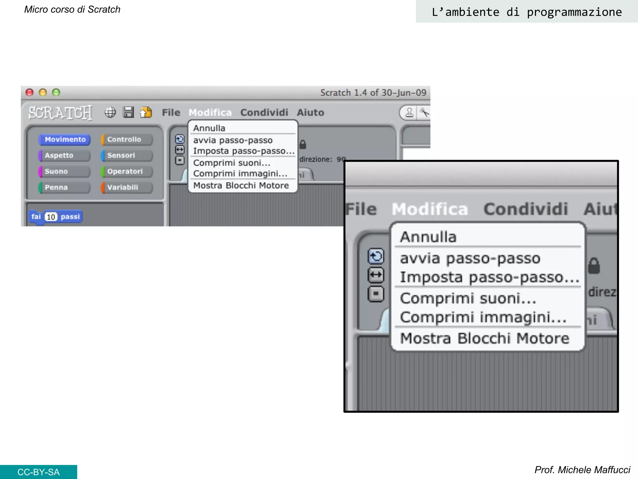 Micro corso di scratch - per incominciare ad imparare a programmare | PDF