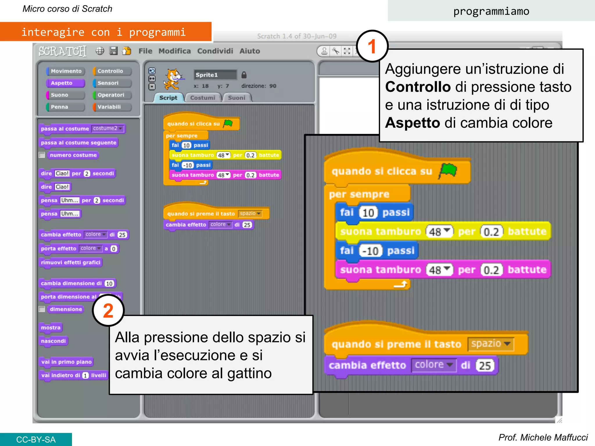 Micro corso di scratch - per incominciare ad imparare a programmare | PDF