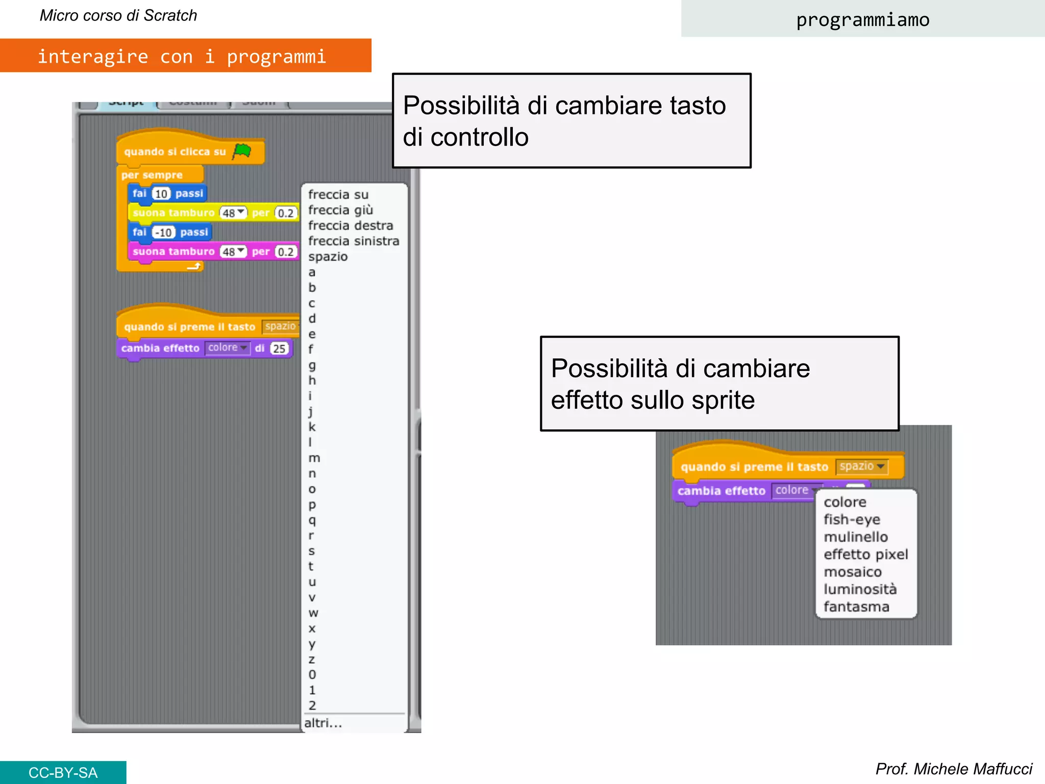 Micro corso di scratch - per incominciare ad imparare a programmare | PDF