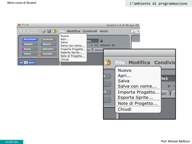 Micro corso di scratch - per incominciare ad imparare a programmare | PDF