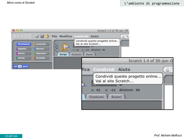 Micro corso di scratch - per incominciare ad imparare a programmare | PDF