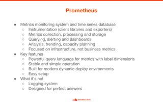 Monitoring microservices with Prometheus | PPT
