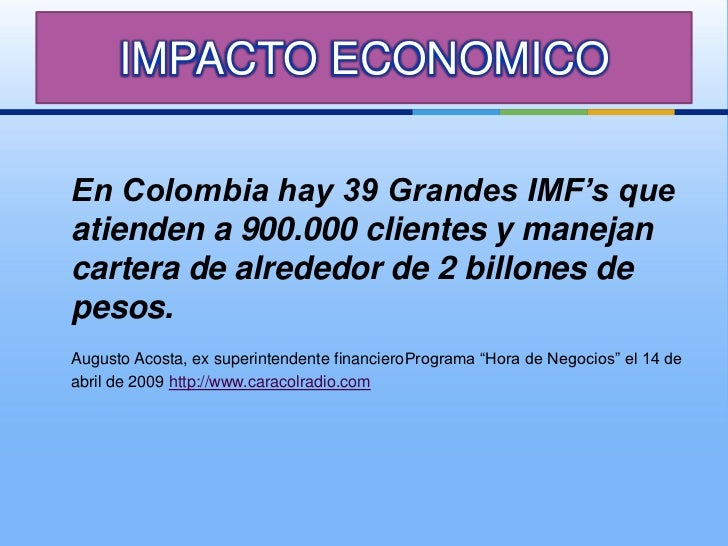Tipos De Microcreditos En Colombia - creditobrazsen