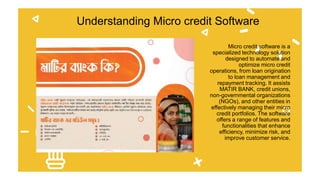 MICRO CREDIT SOFTWARE libreoffice.pptx | Financial Industry | Industries