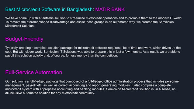 Micro Credit Software | PPT