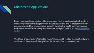 Micro Credit Software | PPT