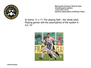Microcycles in serie A - Udinese Calcio | PPT