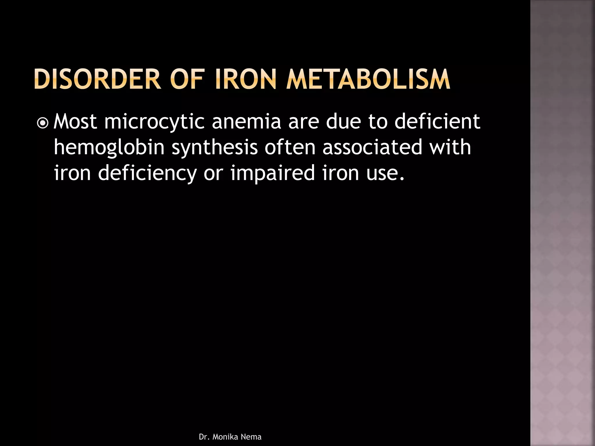 Microcytic anemia | PPTX
