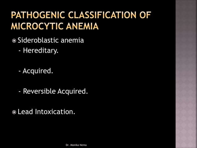 Microcytic anemia | PPTX