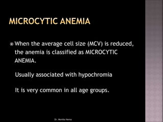 Macrocytic Hypochromic Anemia Slide Observations