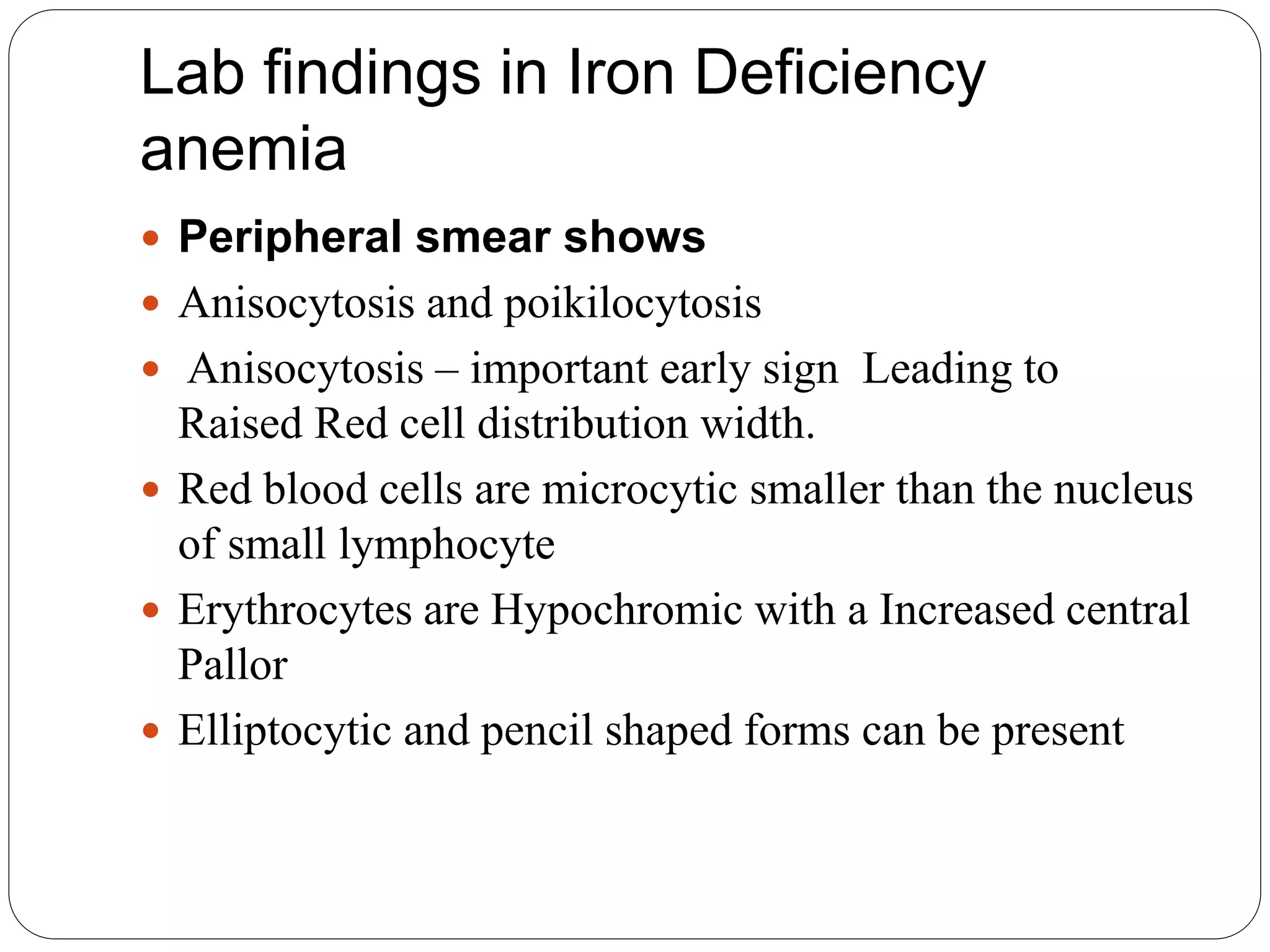 Microcytic Hypochromic Anemia Ppt