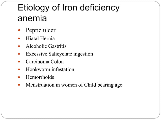 Microcytic hypochromic anemia | PPTX