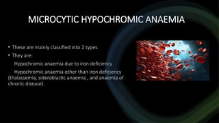 .Microcytic Hypochromic Anemia pathology | PPTX