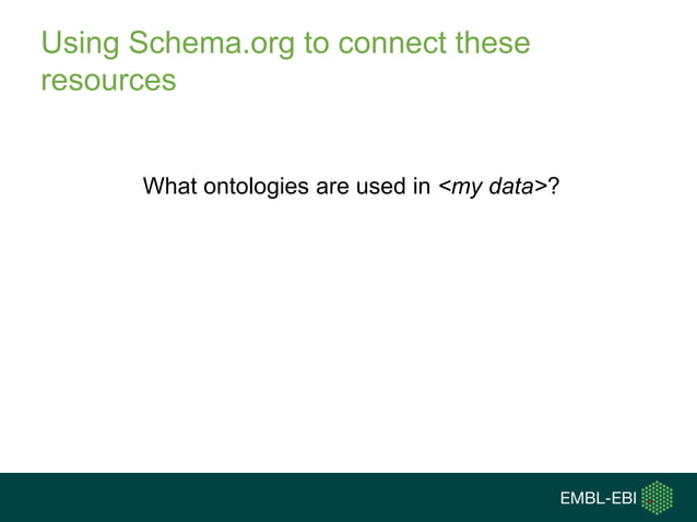 schema.org and biomedical ontologies | PPTX